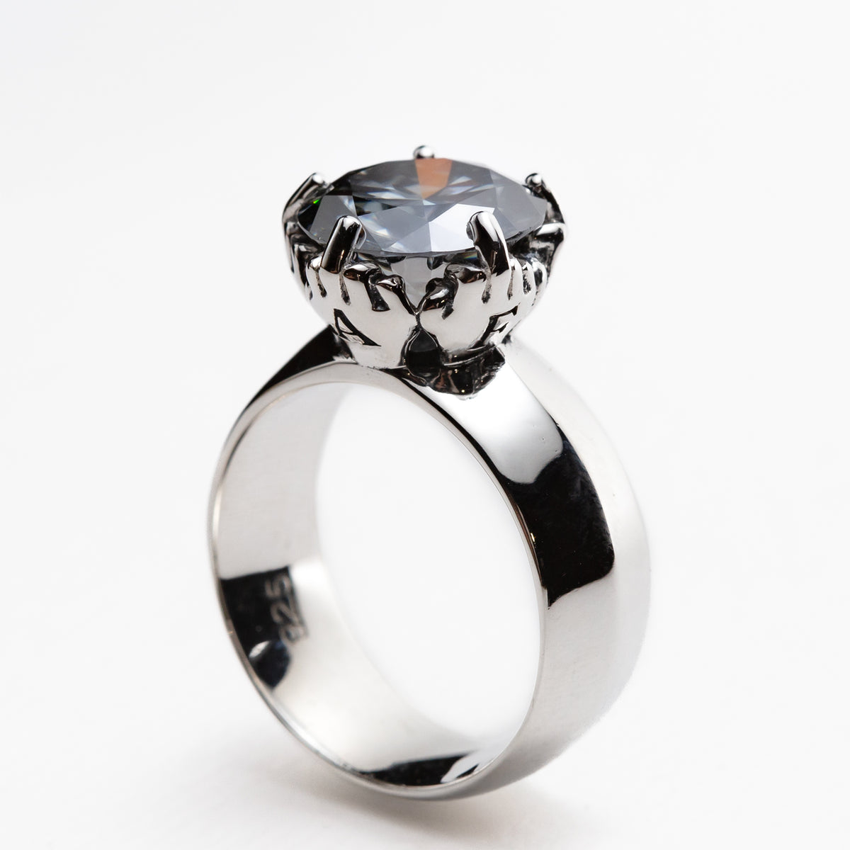 IDGAF Ring in Moissanite – Nick Von K
